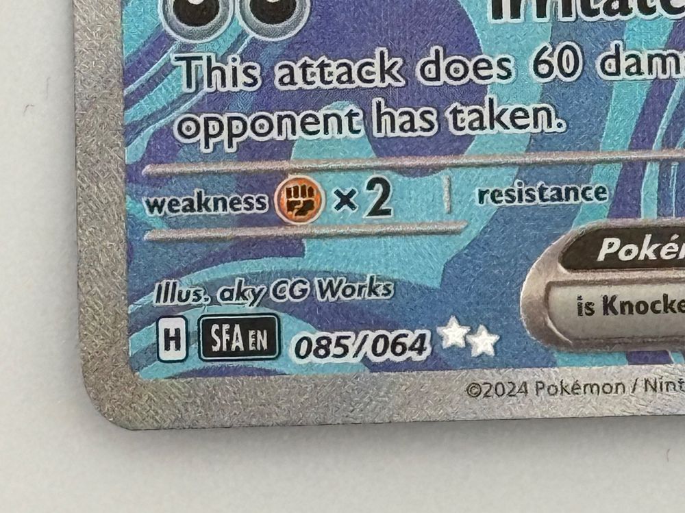 085/064 Pecharunt ex Pokémon 2024 Shrouded Fable ENG MINT (Neu (gemäss ...