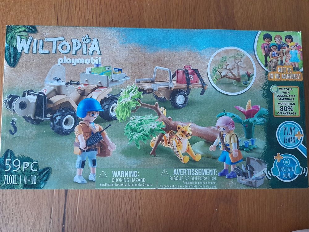 Playmobil WILTOPIA 71011, Tierrettungs-Quad, ab 4 Jahre (Neu und ...