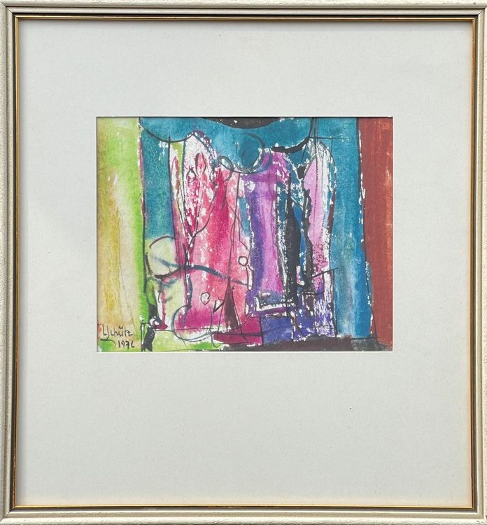 Abstrakte Mischtecknik unleserlich signi (Gebraucht) in Root für CHF 10 – mit Lieferung auf ...