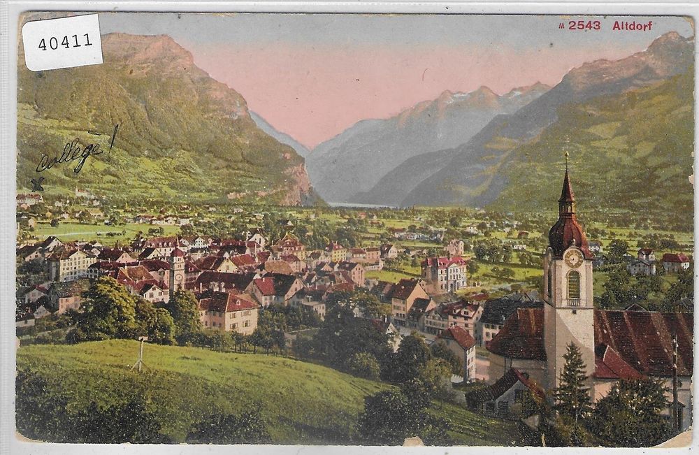 Altdorf - Generalansicht - Litho (Gebraucht) in Ettingen für CHF 2 – mit Lieferung auf Ricardo ...