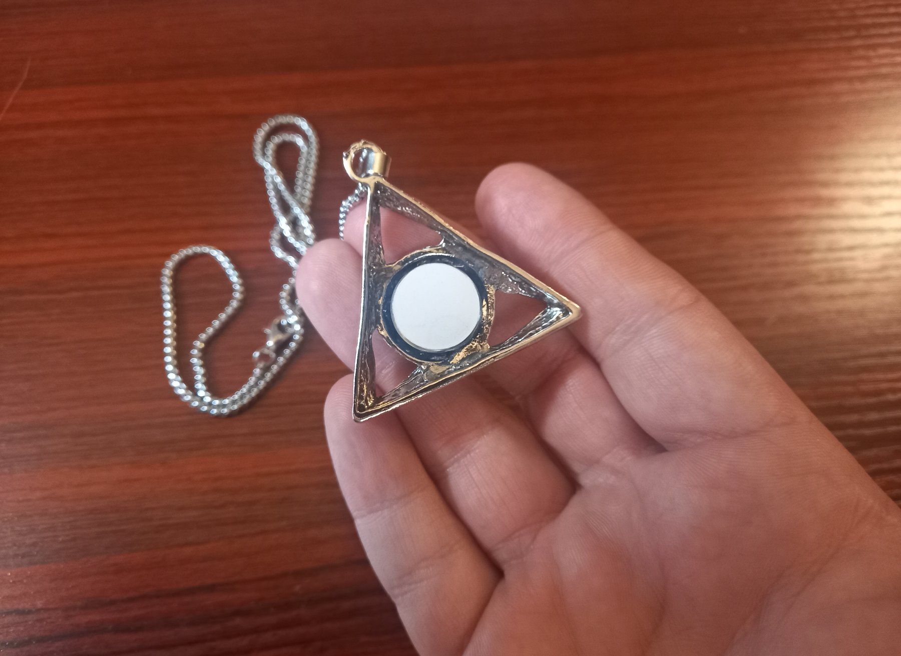 Halskette blaues Auge Teufels - Collier œil bleu du diable (Neu und ...