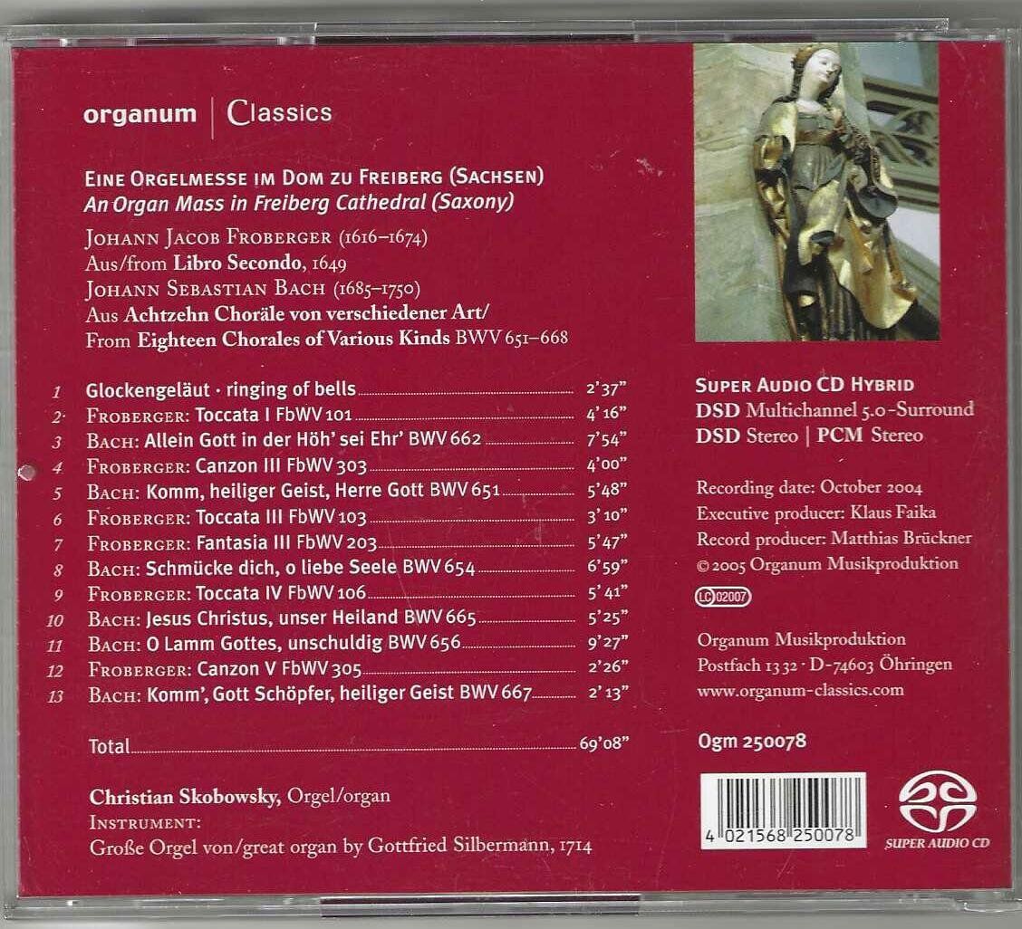 SACD -Christian Skobowsky–Eine Orgelmesse Im Dom Zu Freiberg (Gebraucht ...