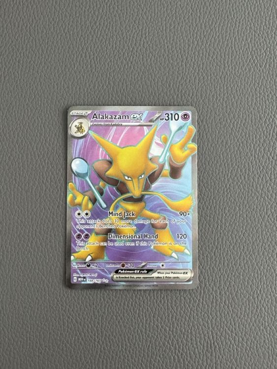 Pojemon MEW 151 EN Alakazam ex 188/165 (Neu (gemäss Beschreibung)) in ...