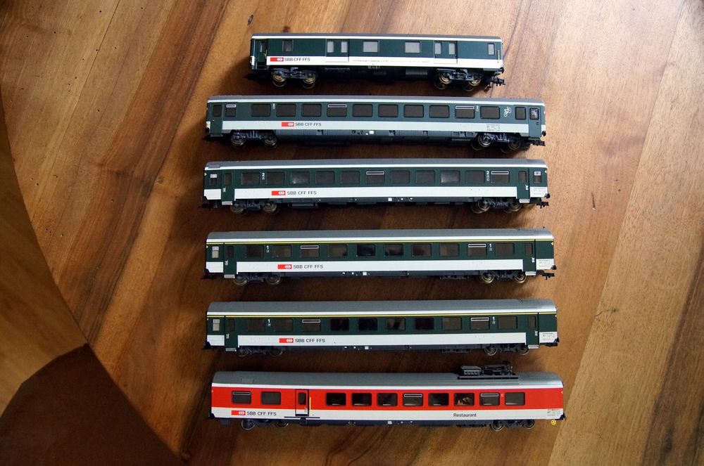 Roco/Heris - SBB Personenwagen-Set mit Gepäckw. und WR | Kaufen auf Ricardo