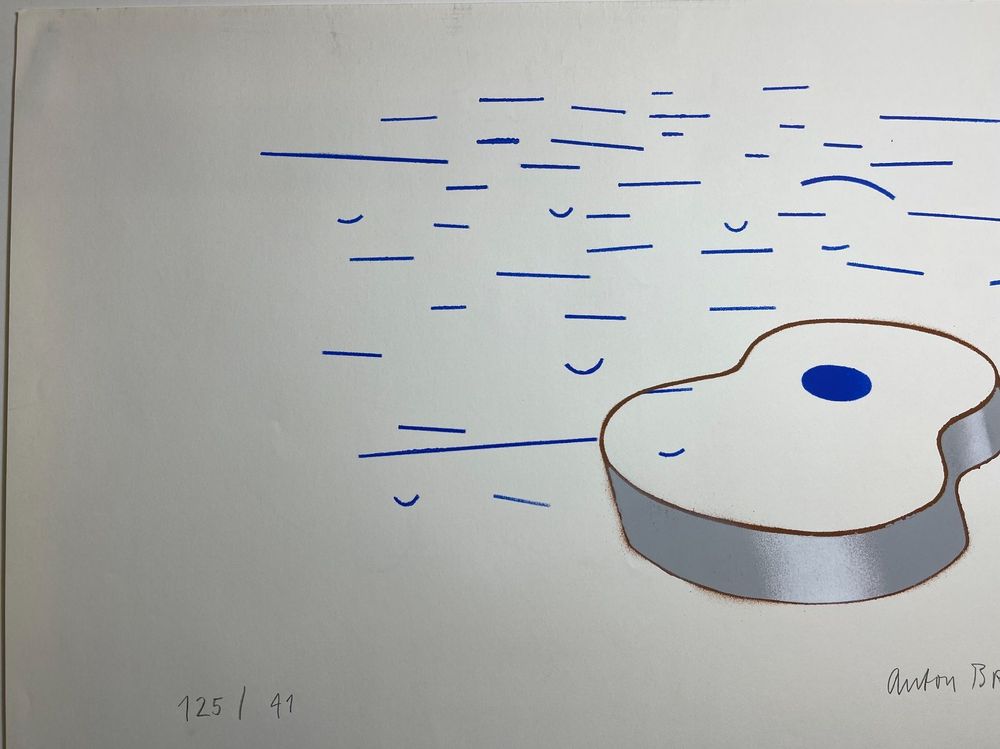 Anton BRUHIN (1949) Litho Handsigniert | Kaufen auf Ricardo