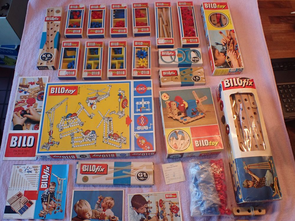 viel BILO Toy Holz Baukasten antikes Spielzeug neuwertig Fix (Gebraucht ...
