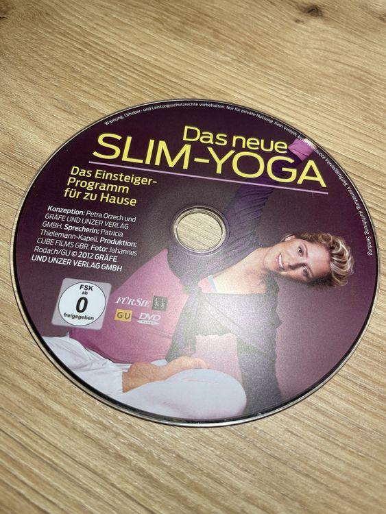 Slim Yoga DVD, Das neue Einsteiger-Programm für Sie! (Gebraucht) in ...