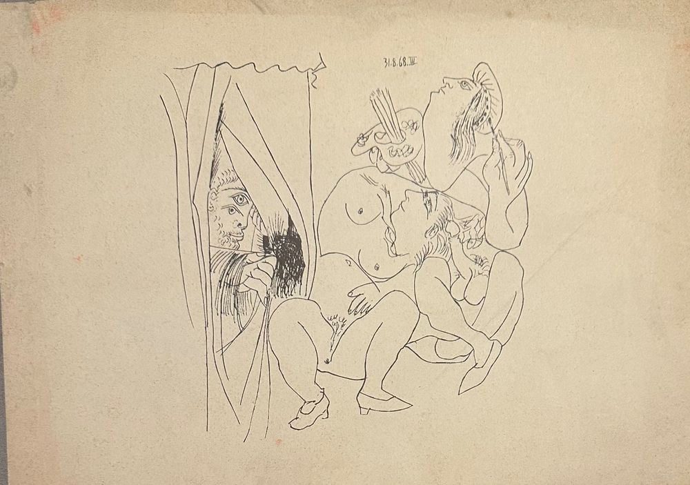 Pablo Picasso (1881-1973) Damen Akt Lithographie (Gebraucht) in Root für CHF 24 – mit Lieferung ...