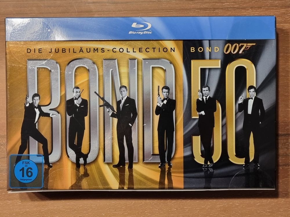 BOND 007 - Die Jubiläums-Collection (24 Blu-Ray Box) (Gebraucht) in Egg ...