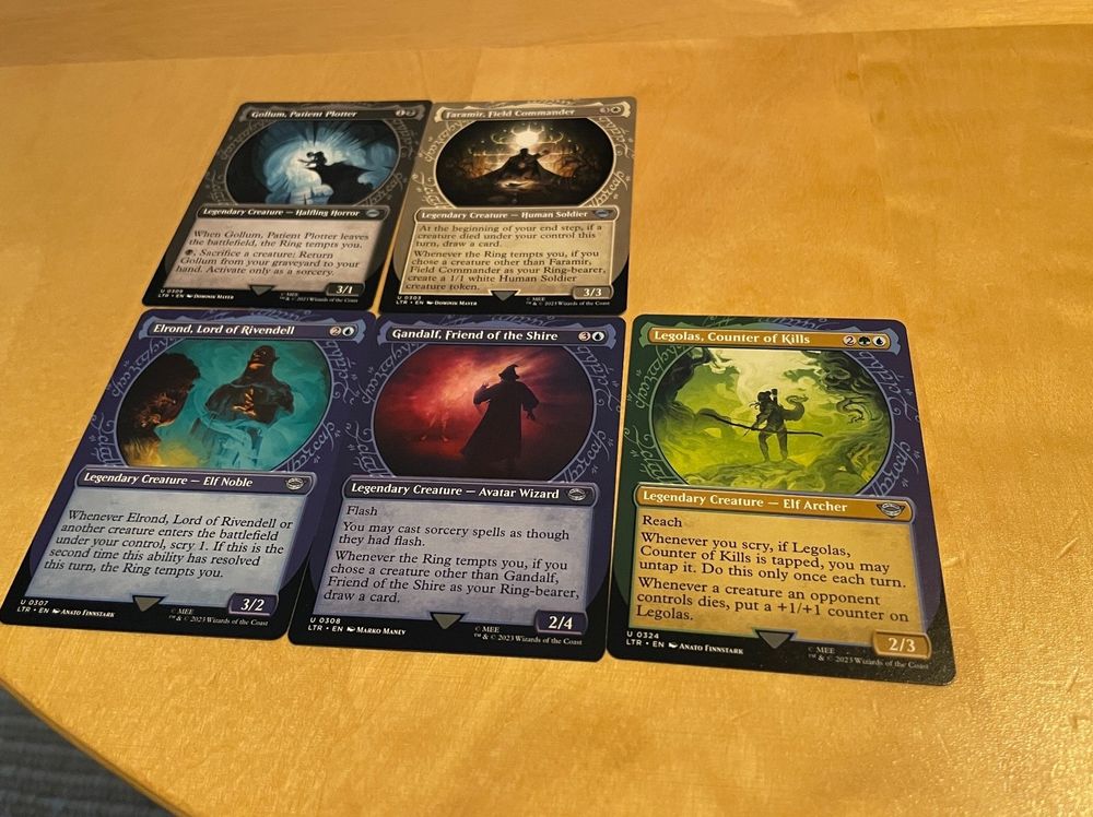 Magic the gathering, lord of the rings, showcase cards | Kaufen auf Ricardo