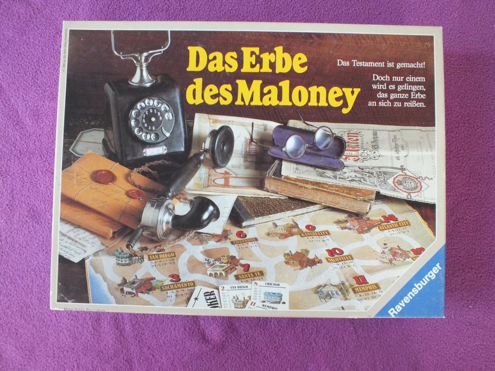 Ravensburger Spiel - Das Erbe des Maloney (Gebraucht) in Müllheim Dorf ...