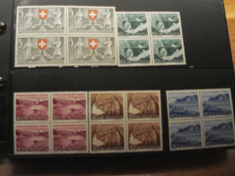 Pro Patria Satz 4erblock 1953 ** (Gebraucht) in Niederwil AG für CHF 2.5 – mit Lieferung auf ...