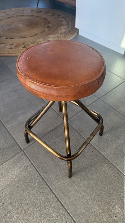 Hocker Leder Vintage Look (Gebraucht) in Niederlenz für CHF 20 – nur ...