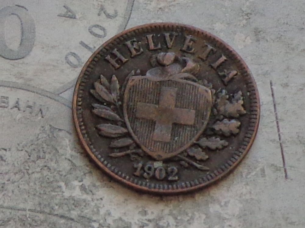 2 cts 1902 B - Rare (Gebraucht) in Pully für CHF 17 – mit Lieferung auf Ricardo kaufen