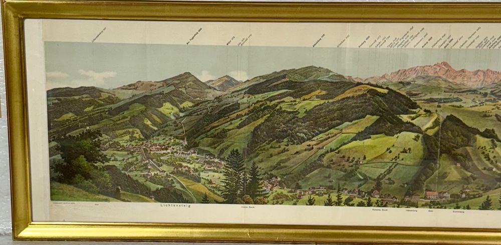 Grosse Ansicht Karte Lichtensteig / Wattwil von A.Bosshard (Gebraucht) in Root für CHF 40 – nur ...