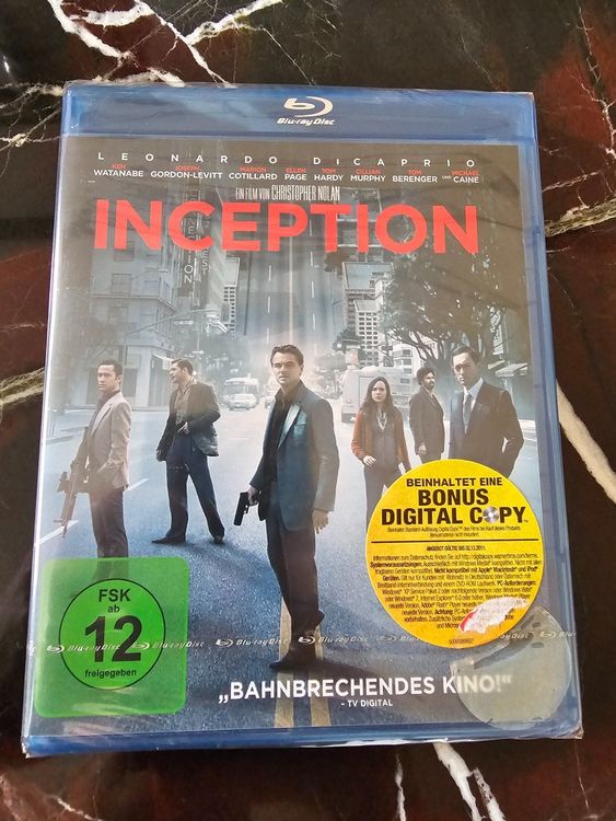 Inception – Blu-ray (Original verpackt) (Neu und originalverpackt) in Pfäffikon SZ für CHF 5 ...