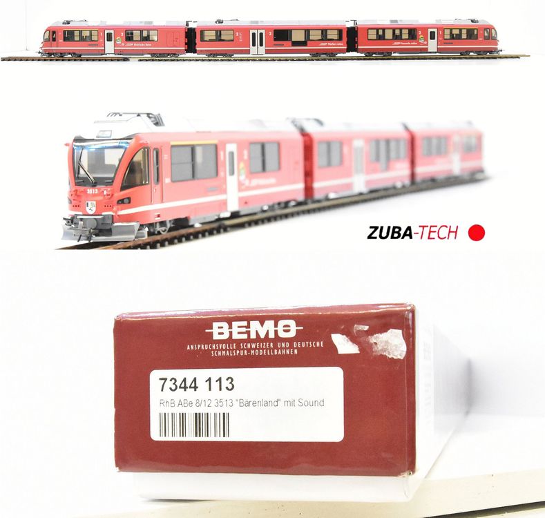 Bemo 7344113 Triebzug ABe 8/12 Allegra 3-tlg RhB H0m mit OVP (Neu ...