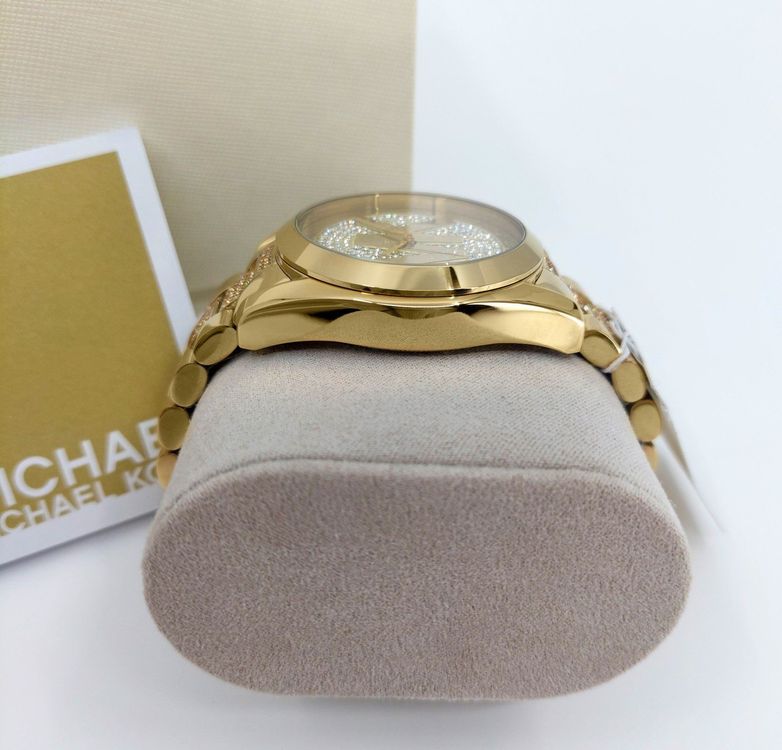 Neue Michael Kors Bradshaw Damen Uhr & Pavé Zifferblatt (Neu und ...