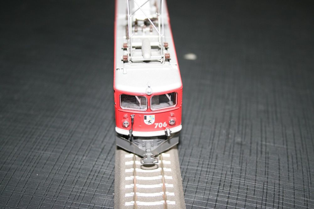 Bemo 1254 126 RhB Ge 6/6 II 706 Disentis digital rot | Kaufen auf Ricardo