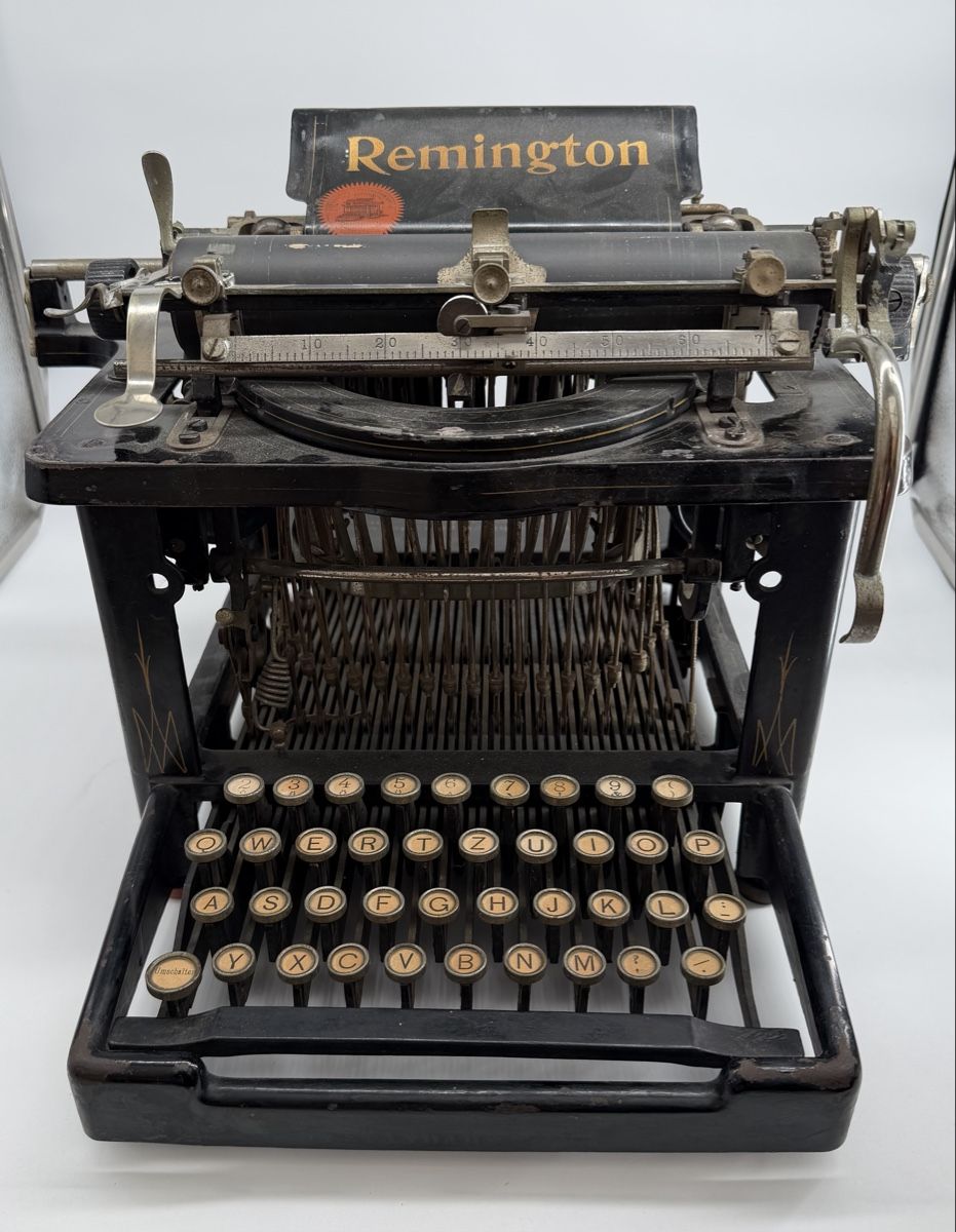 Machine à écrire Remington ancienne AZERTY (1910-1920) (D'occasion) à ...