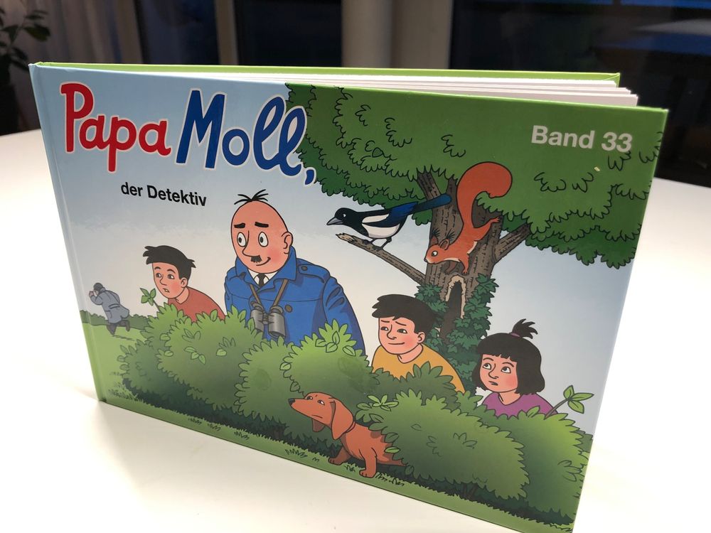 Buch Papa Moll der Detektiv (Gebraucht) in Hochdorf für CHF 2 – mit ...