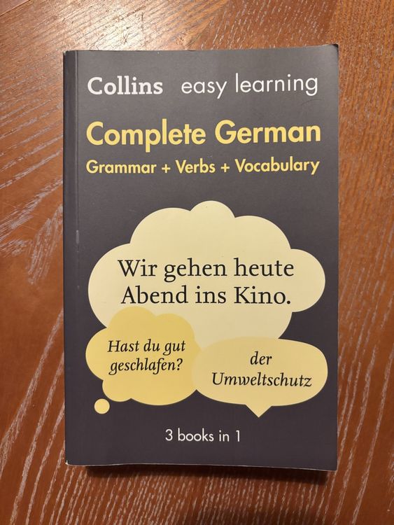 Collins Easy Learning Complete German - Grammar Verbs (Gebraucht) in ...
