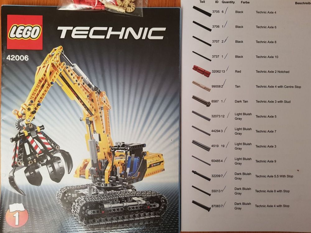 Lego Technic 42006 Greifbagger mit Motor | Kaufen auf Ricardo