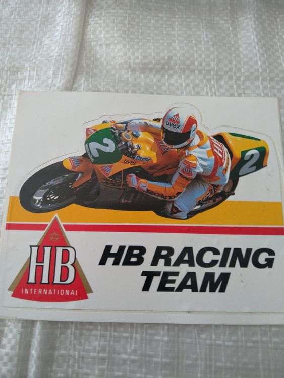 Sticker HB Racing Team Moto 80er Legende (Neu (gemäss Beschreibung)) in ...