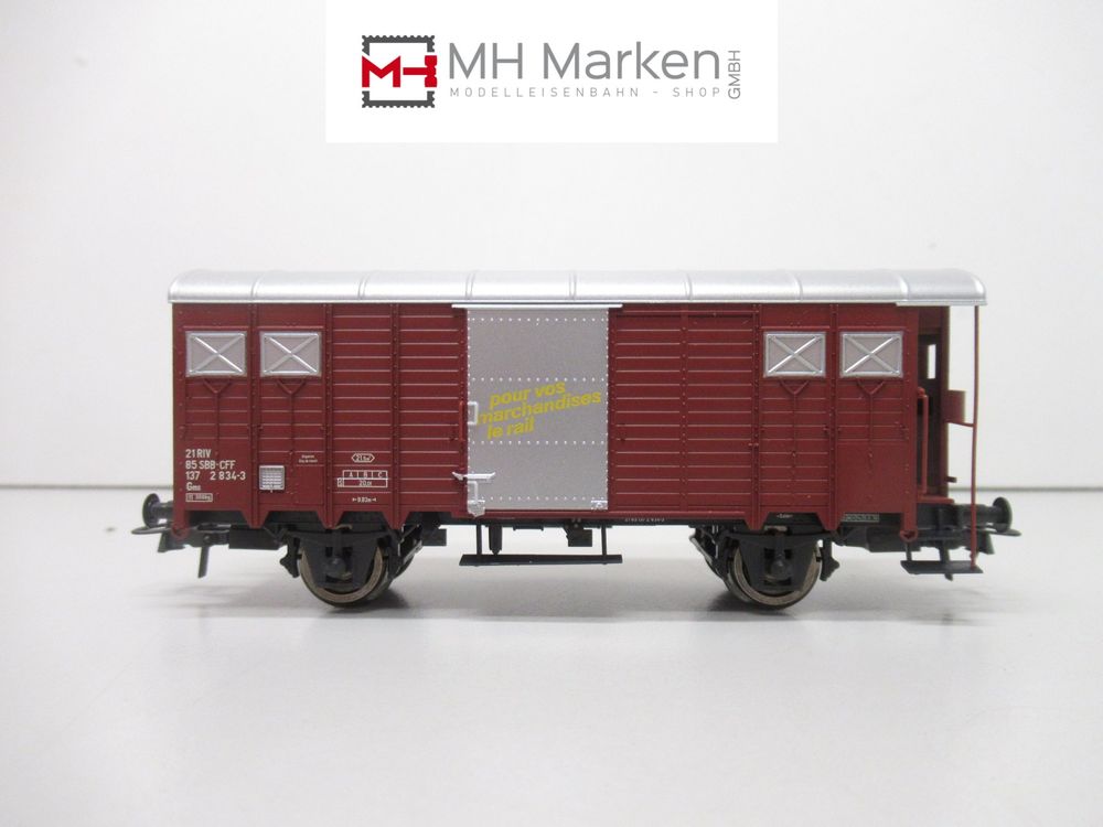 Roco 66206 gedeckter Güterwagen der SBB CFF FFS Schweiz DC (Gebraucht) in Basel für CHF 15 – mit ...