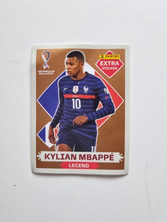 Panini WM 2022 Extra Sticker - Kylian Mbappe (Gebraucht) in Fischenthal für CHF 15 – mit ...