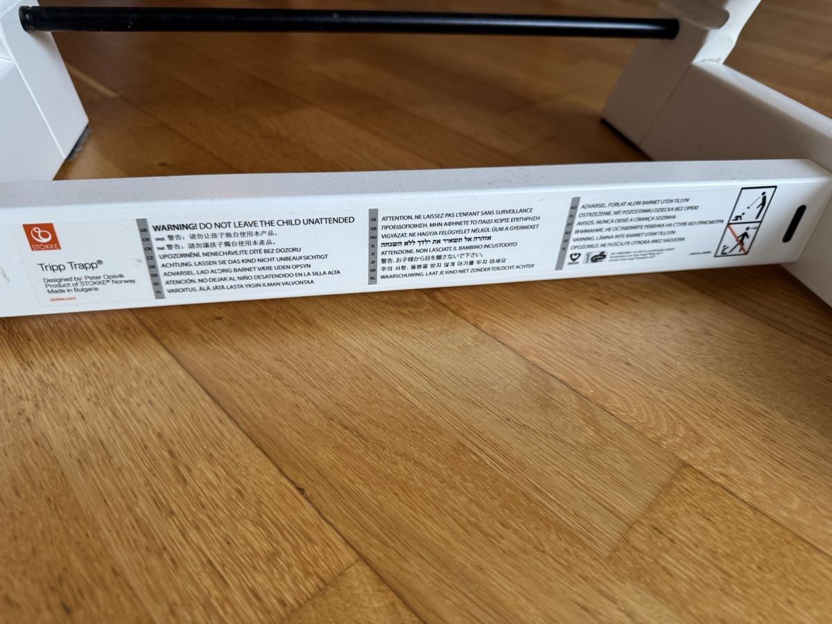 Stokke Tripp Trapp Kinderstuhl, Weiss, Top Zustand! (Gebraucht) in ...