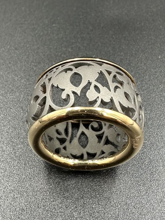 POMELLATO. Collection Arabesque, bague or rose et titane | Acheter sur ...