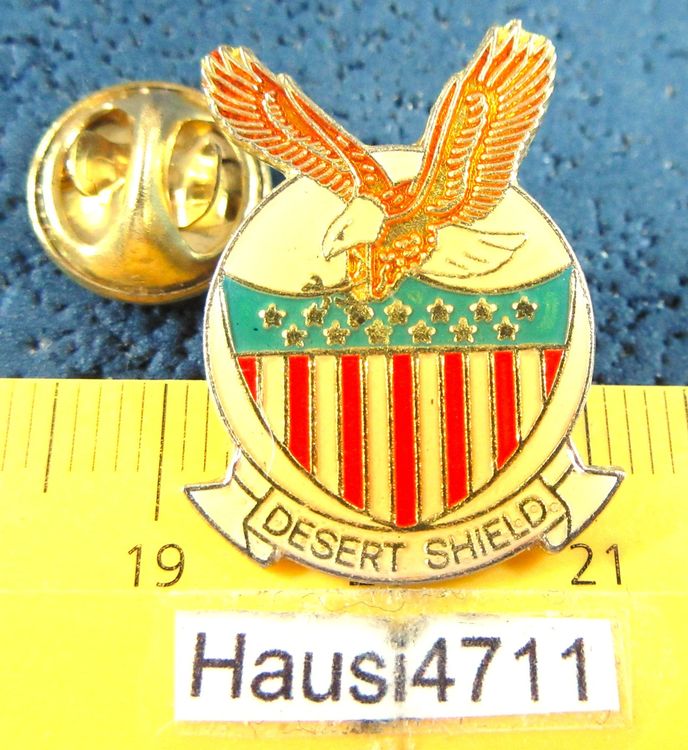 US ARMY EAGLE PIN DESSERT SHIELD (Gebraucht) in Ettingen für CHF 4.95 ...