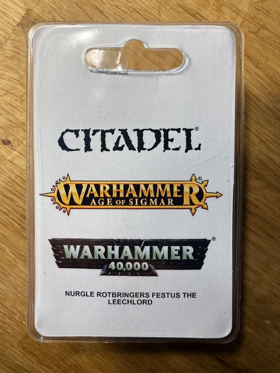 WARHAMMER Fantasy AoS Chaos Festus the Leechlord Blister (Neu (gemäss ...