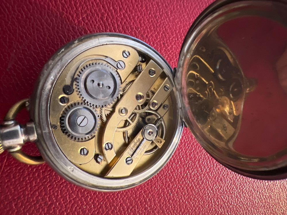 Antike Taschenuhr echt Silber 49 mm | Kaufen auf Ricardo