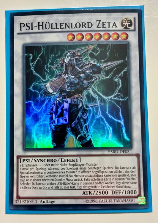 Yu-Gi-Oh! / PSI-Hüllenlord Zeta / Super Rare / HSRD-E034 (Neu und ...