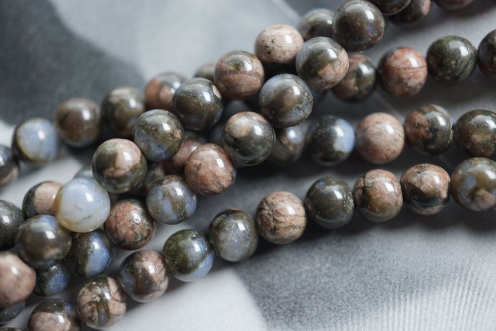 Llanite Que Sera 6mm Kugel Strang TOPSTONE | Kaufen auf Ricardo