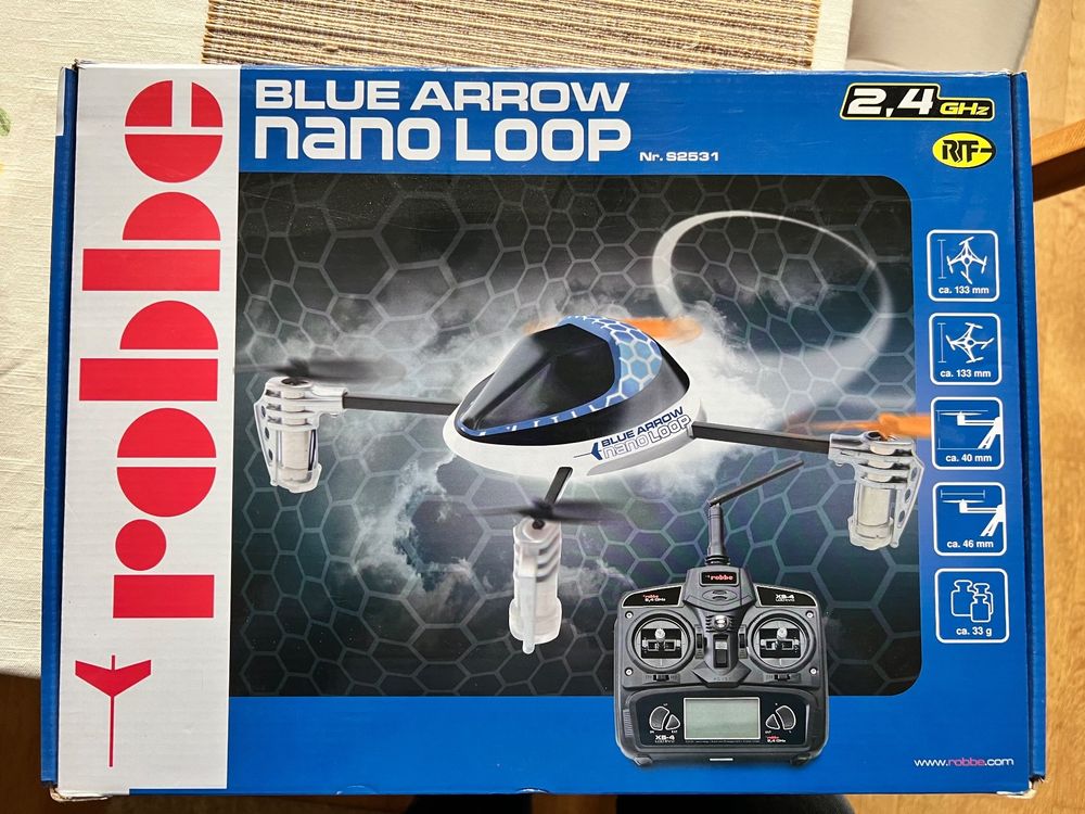 Quadrocopter “Blue Arrow Nano Loop“ von Robbe (Gebraucht) in Zürich für ...