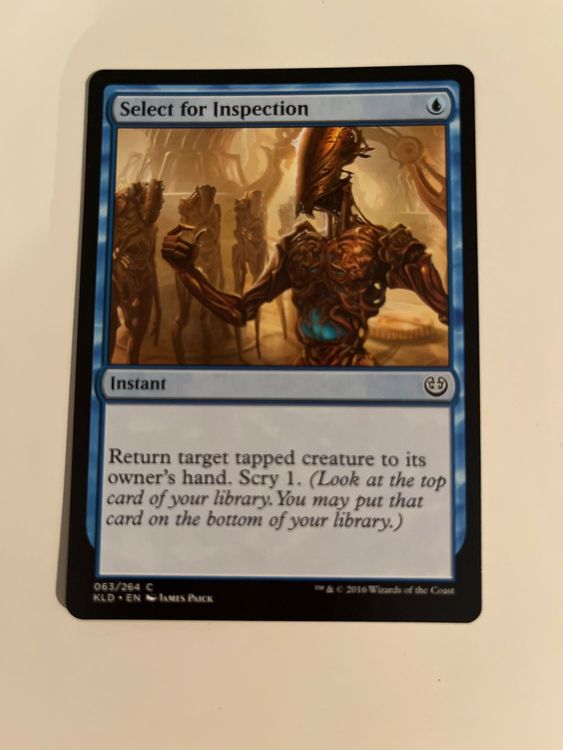 1 x Select for Inspection - Magic: The Gathering - MtG | Kaufen auf Ricardo