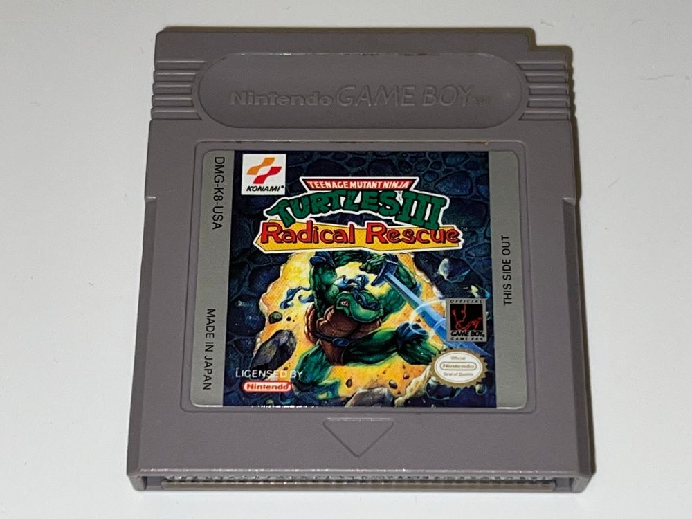 Game Boy Classic (GB) - Turtles III/Turtle 3: Radical Rescue (Gebraucht ...