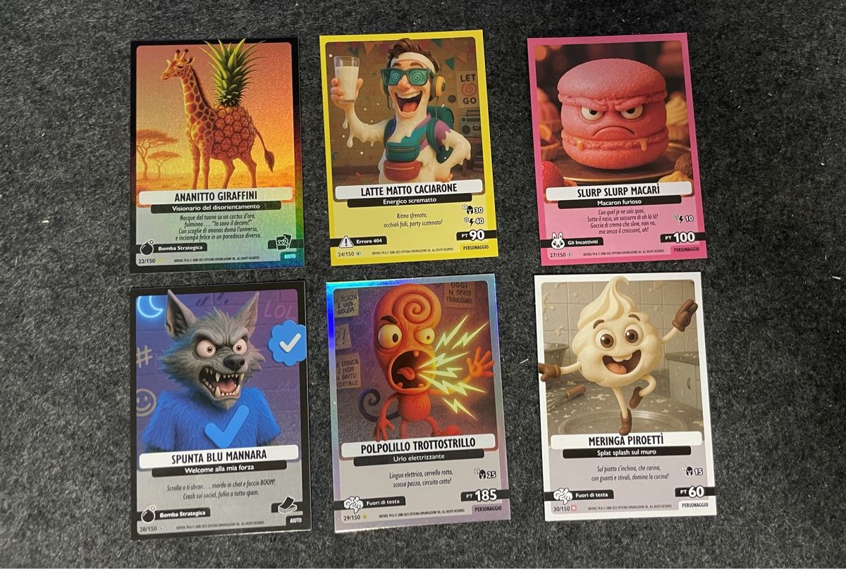 Panini - Skifidol - Italian Brainrot card game - BETA (Nuovo (secondo ...