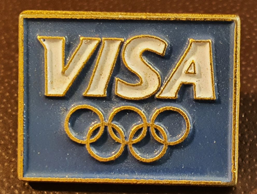 S049 - Pin VISA Olympic Olympiade Olympia (Gebraucht) in Reinach BL für CHF 2 – mit Lieferung ...