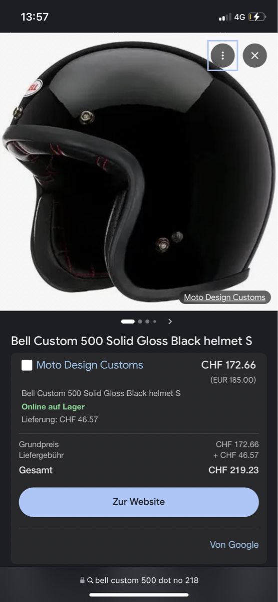 Bell Custom 500 Dot Helm🖤 (Neu und originalverpackt) in Solothurn für ...