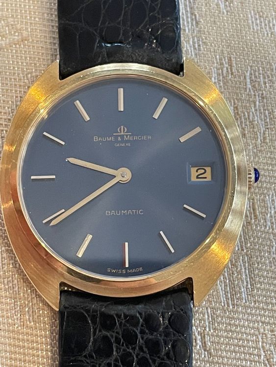 Baume &mercier baumatic gold 750 | Kaufen auf Ricardo