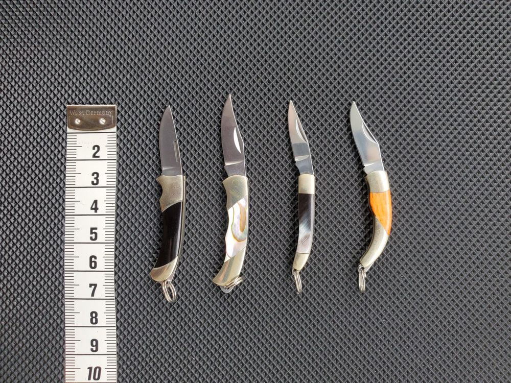 4 Miniatur-Klappmesser von Virginia für Sammler | Kaufen auf Ricardo