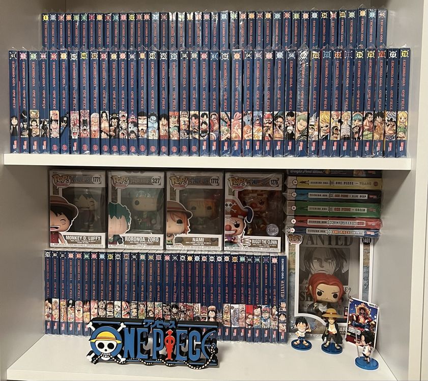 One Piece Mega Manga Sammlung inkl. Figuren (Neu (gemäss Beschreibung ...