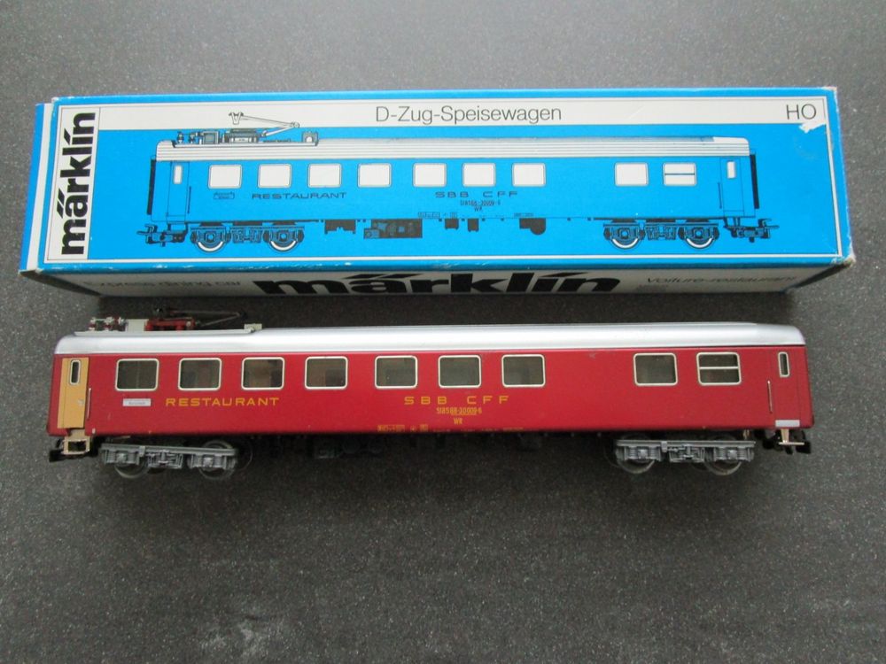 Speisewagen SBB Märklin HO (Gebraucht) in Rubigen für CHF 9 – mit Lieferung auf Ricardo kaufen