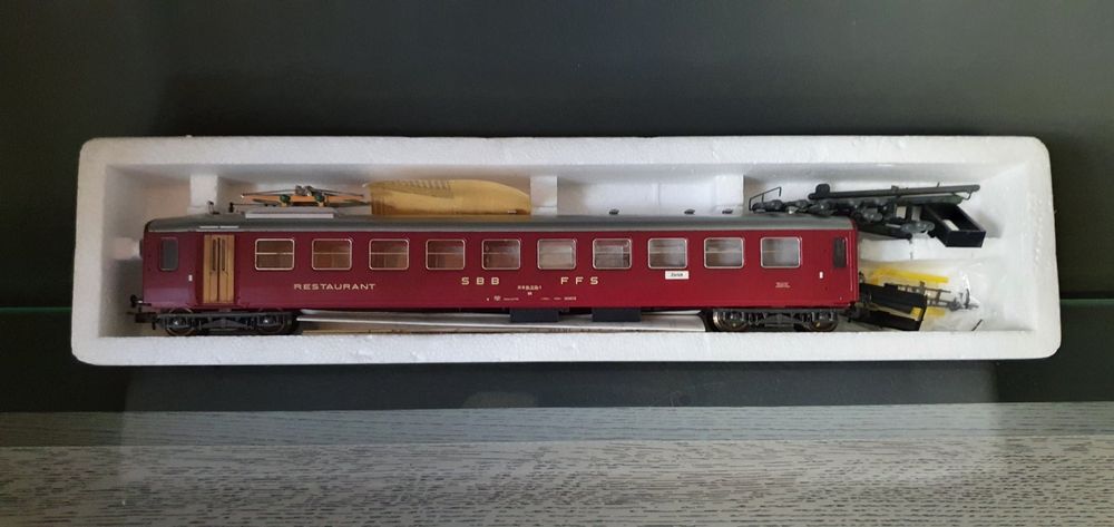 LILIPUT:DC: SBB LEICHTSTAHL SPEISEWAGEN ROT OVP (Gebraucht) in Biglen für CHF 19.95 – nur ...