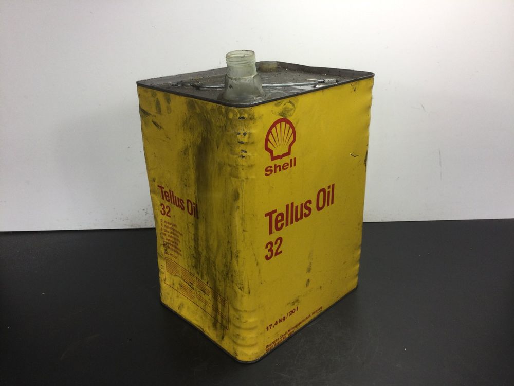 Vintage Shell Tellus Oil 32 Kanister Blechkanister Deko 🤩 | Kaufen auf ...