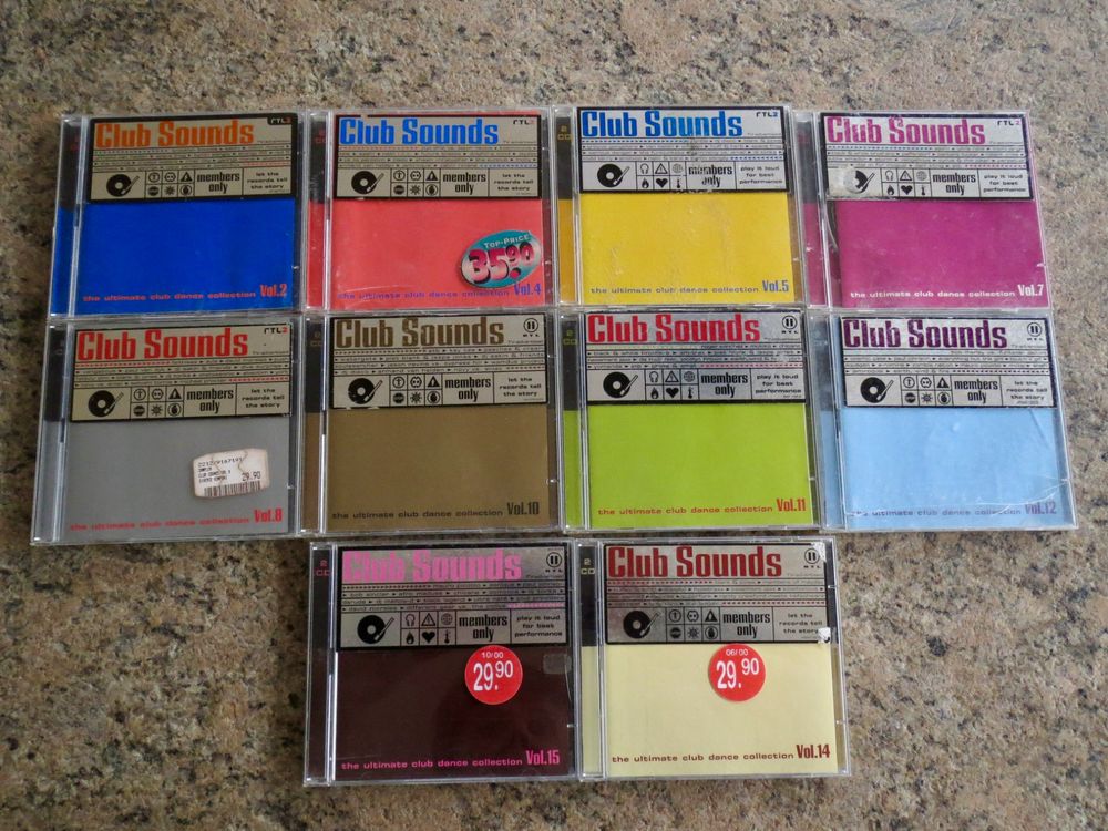 10 Doppel CD Club Sounds Vol. 2/4/5/7/8/10/11/12/14/15 | Kaufen auf Ricardo